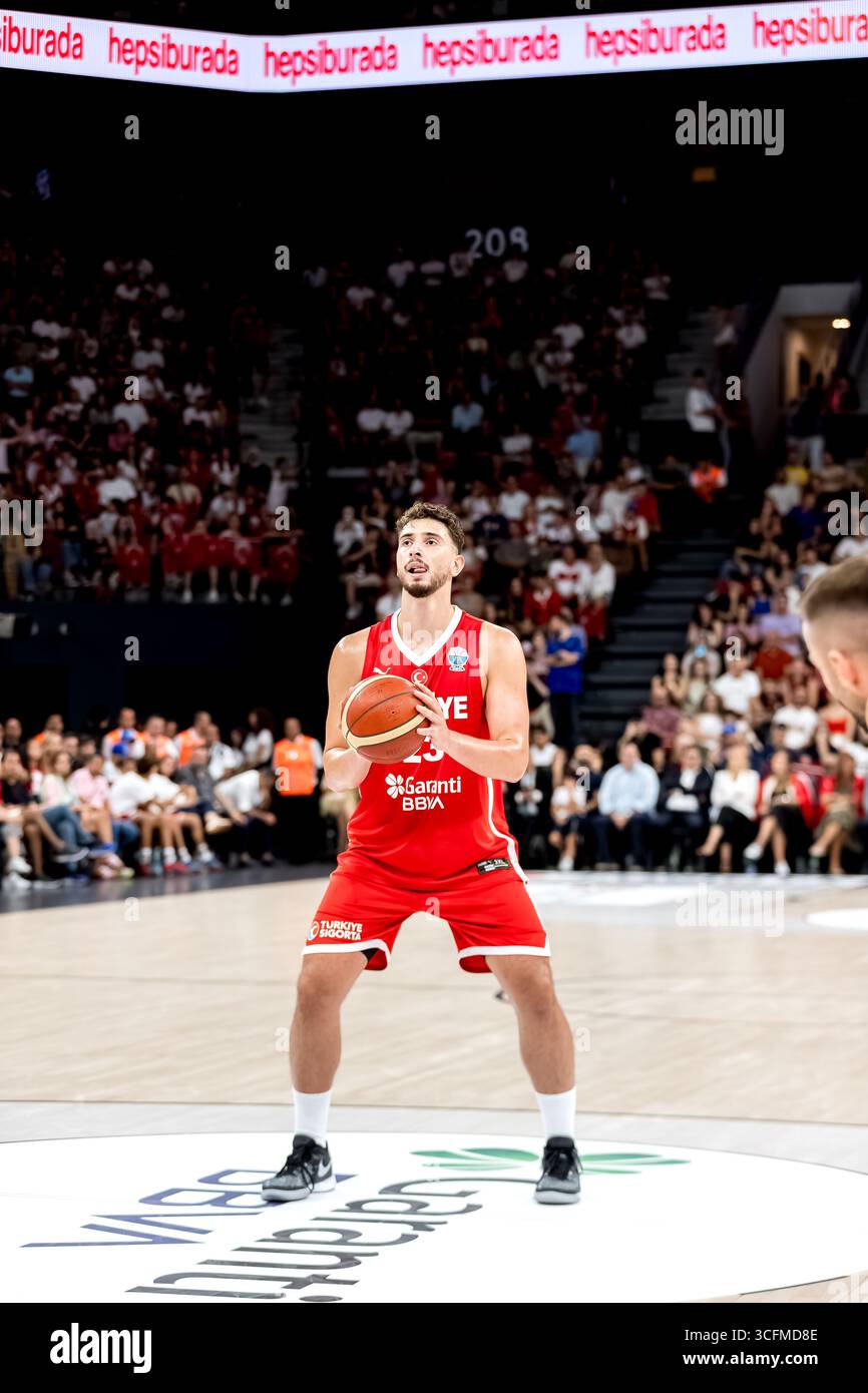 ISTANBUL, TURKEY - August 23, Eurobasket 2025 Preperation match between ...