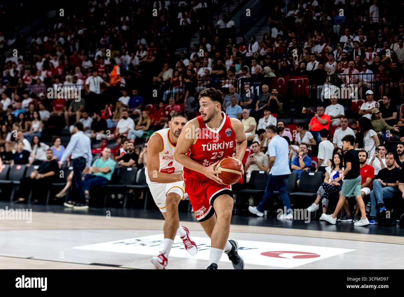 ISTANBUL, TURKEY - August 23, Eurobasket 2025 Preperation match between ...