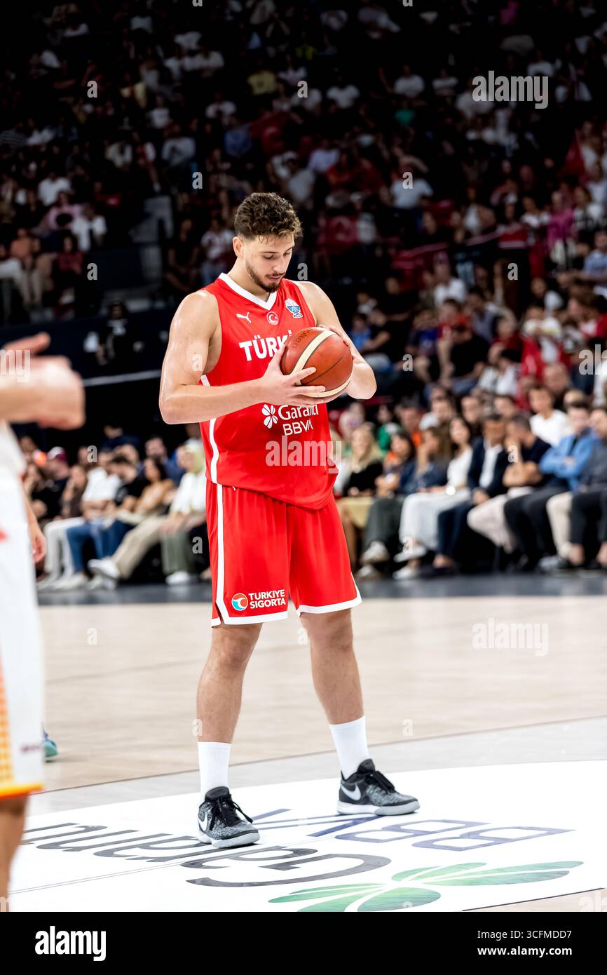 ISTANBUL, TURKEY - August 23, Eurobasket 2025 Preperation match between ...