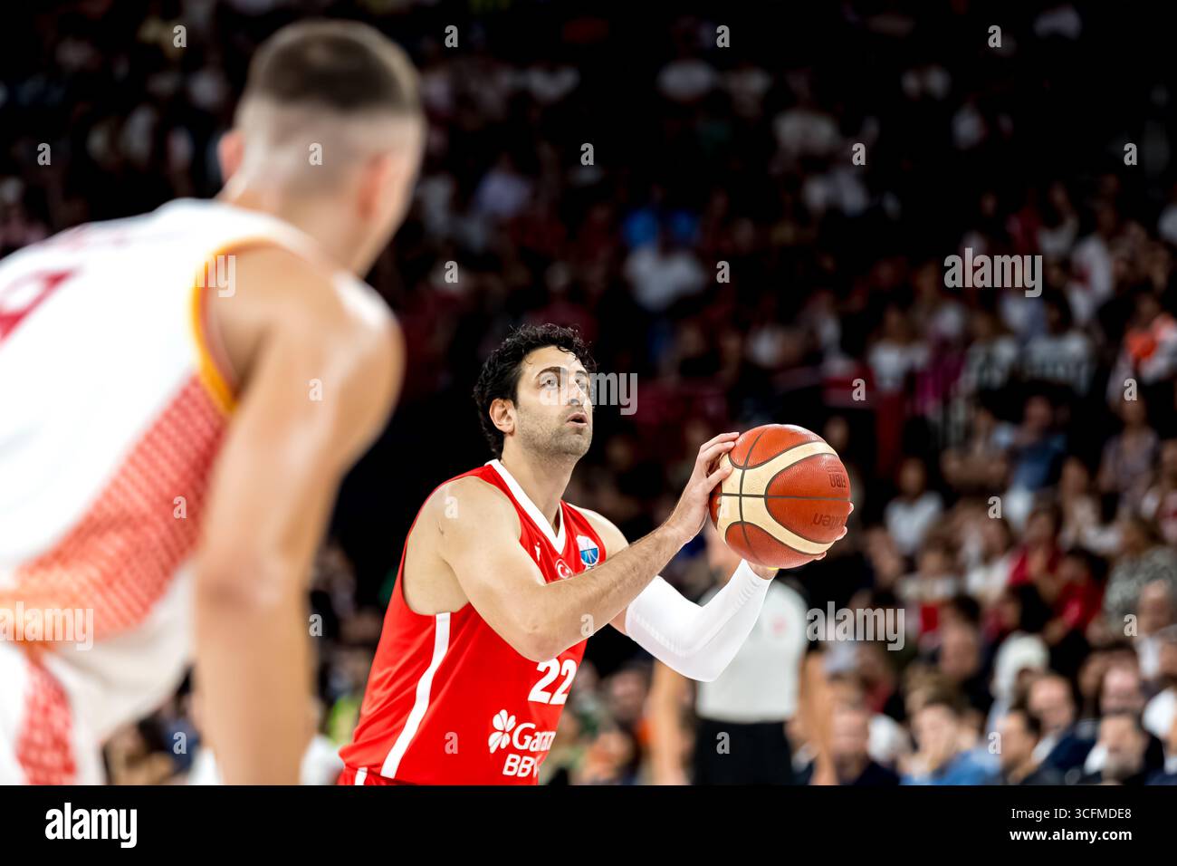 ISTANBUL, TURKEY - August 23, Eurobasket 2025 Preperation match between ...
