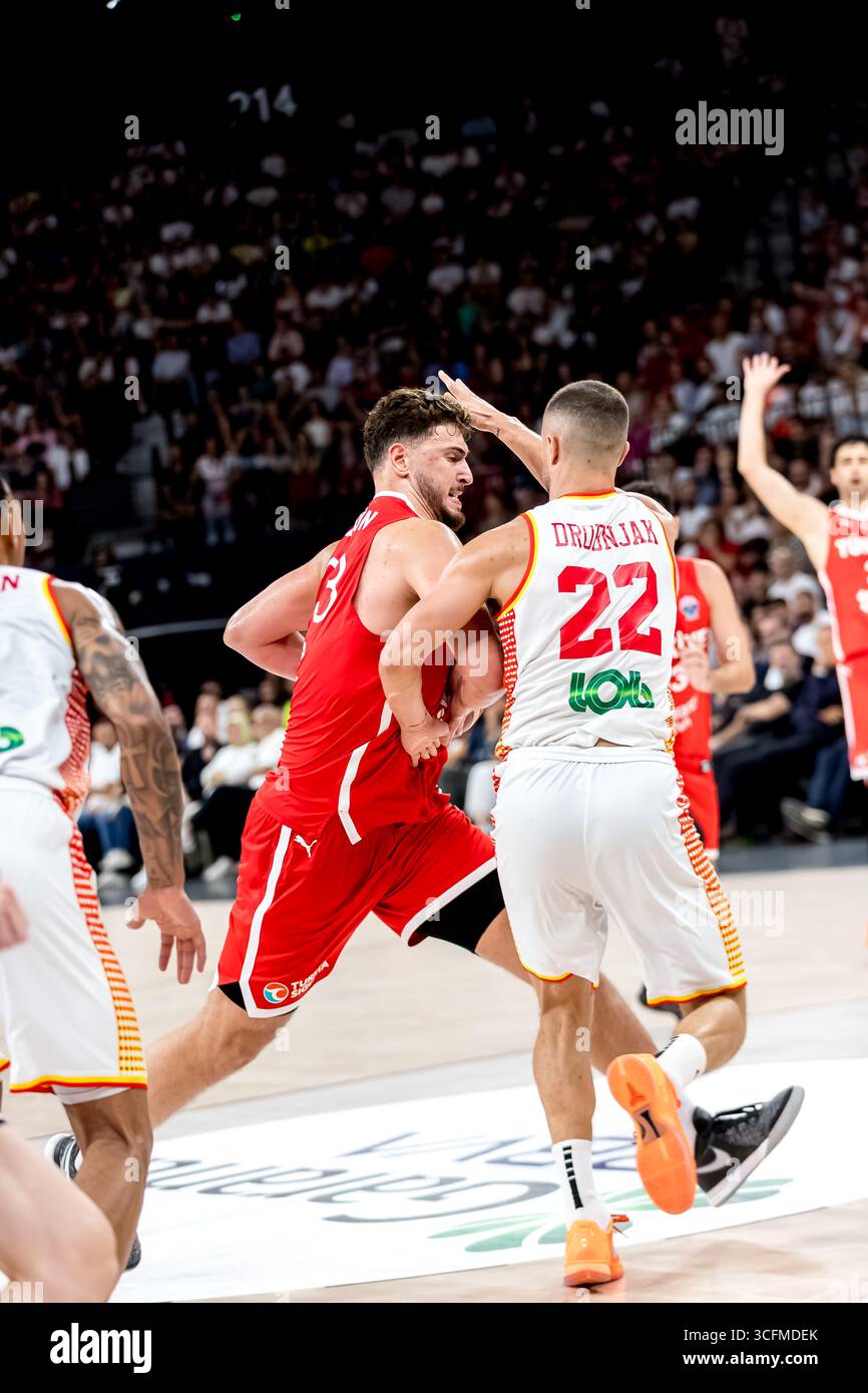 ISTANBUL, TURKEY - August 23, Eurobasket 2025 Preperation match between ...