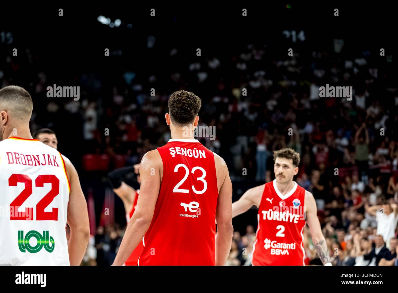 ISTANBUL, TURKEY - August 23, Eurobasket 2025 Preperation match between ...