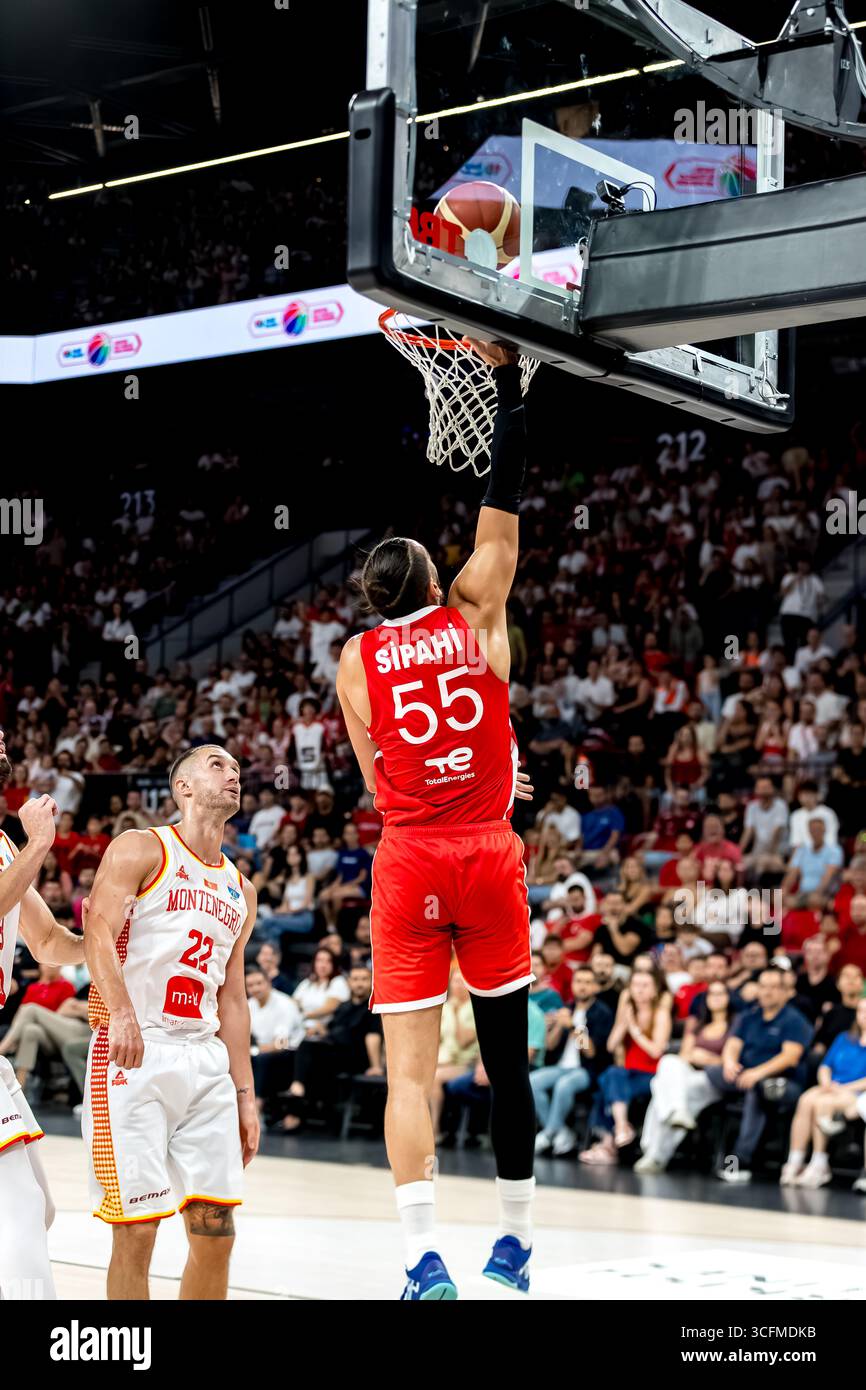 ISTANBUL, TURKEY - August 23, Eurobasket 2025 Preperation match between ...