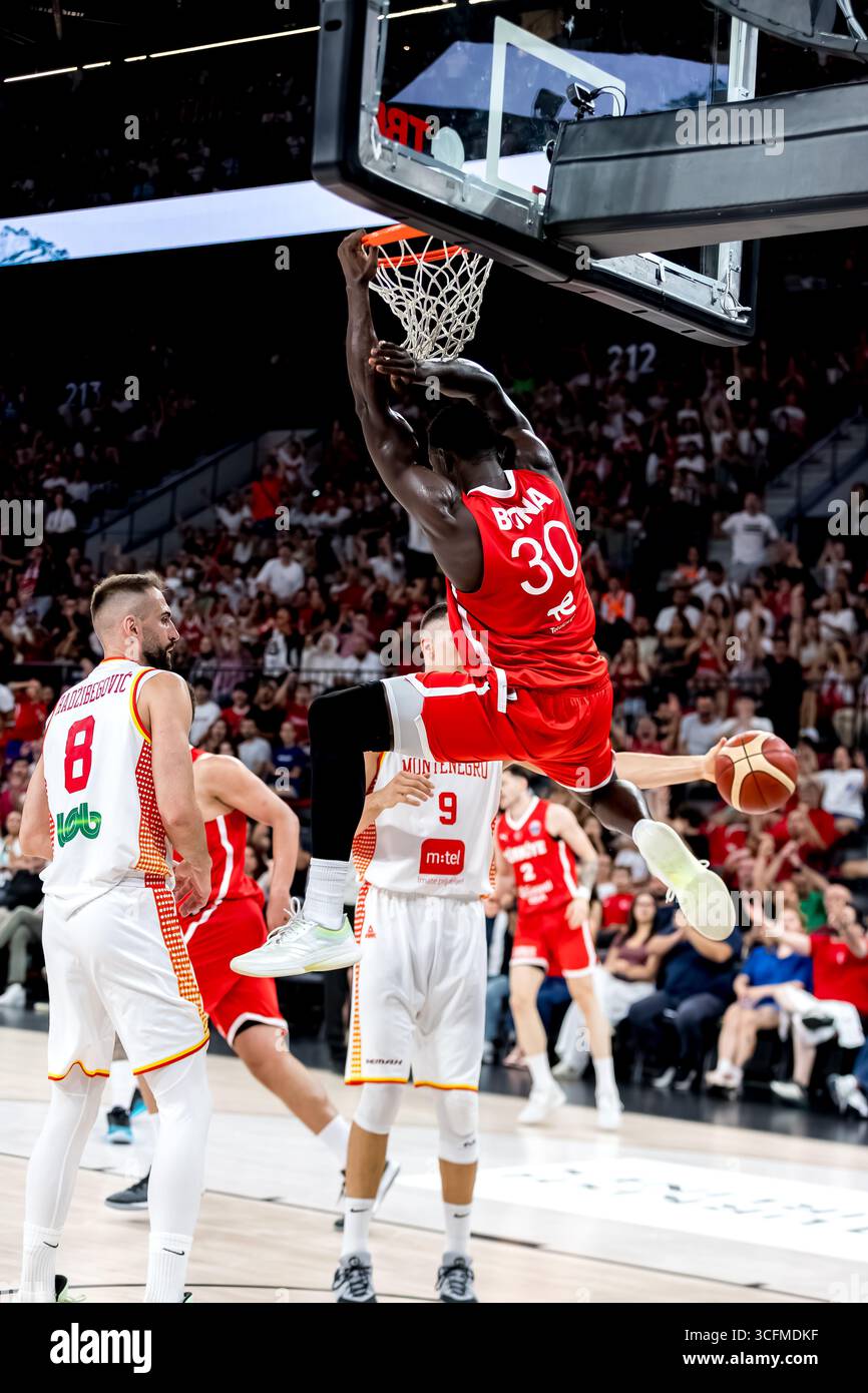 ISTANBUL, TURKEY - August 23, Eurobasket 2025 Preperation match between ...