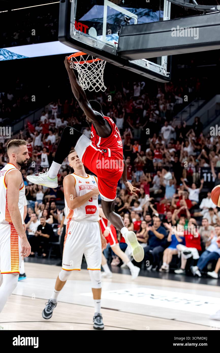 ISTANBUL, TURKEY - August 23, Eurobasket 2025 Preperation match between ...