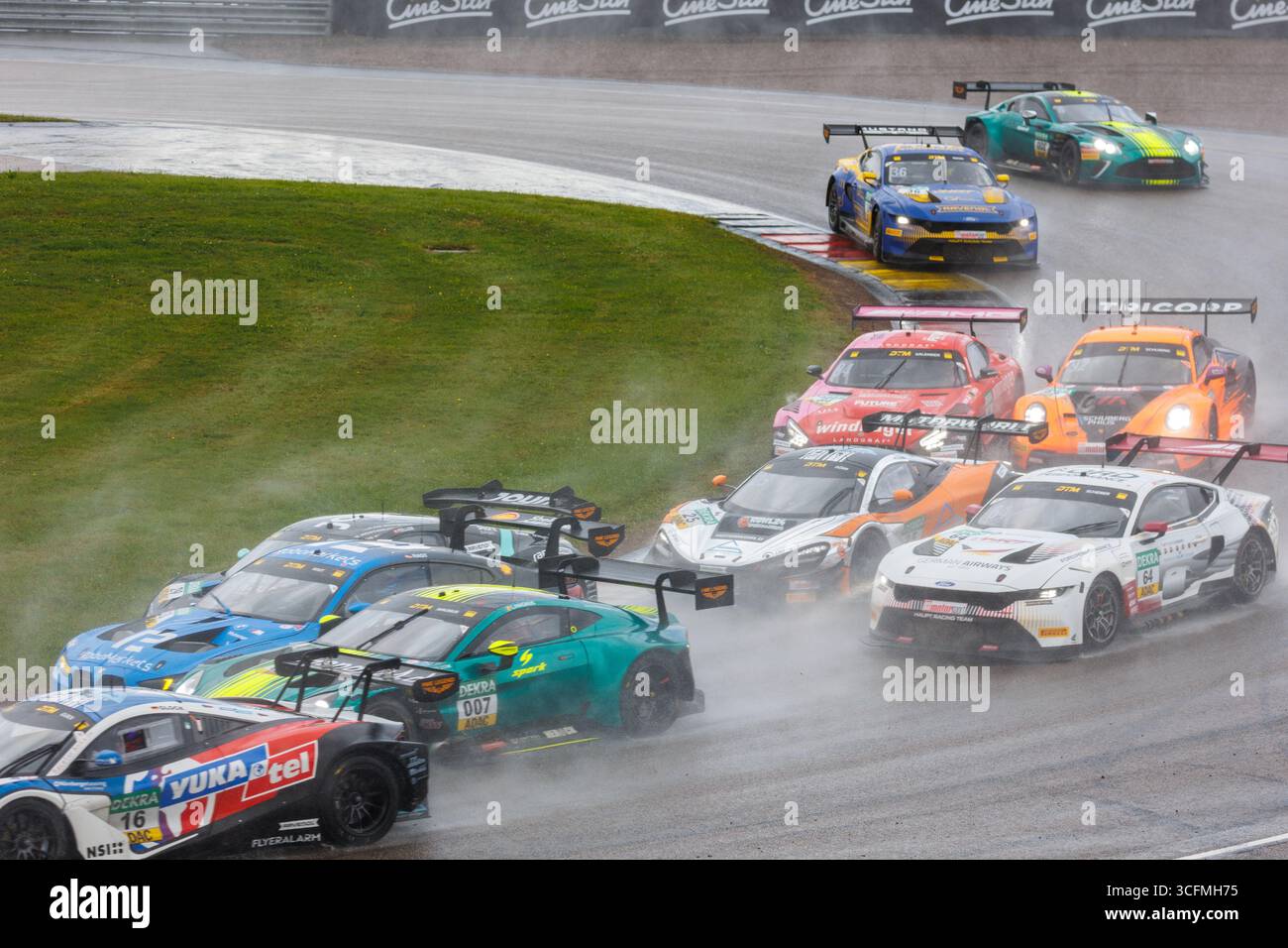 Sachsenring, Germany. 24th August, 2025.Scenic view battle fast ...