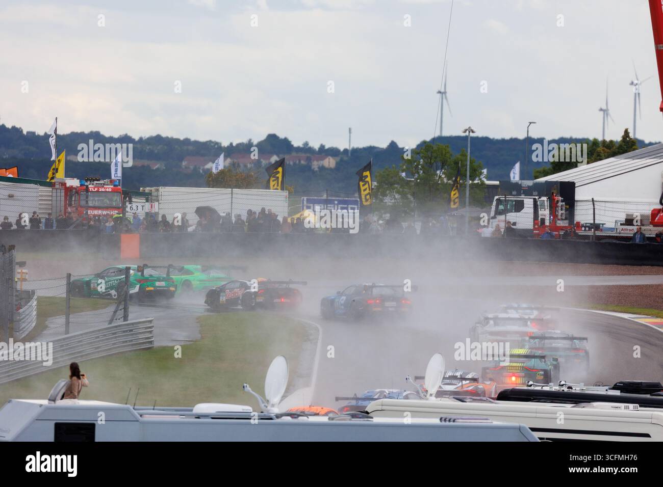 Sachsenring, Germany. 24th August, 2025.Scenic view battle fast ...