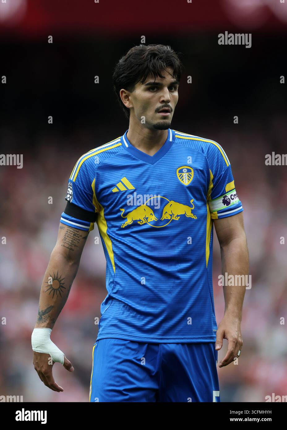 London, England, 23rd August 2025. Pascal Struijk of Leeds United ...
