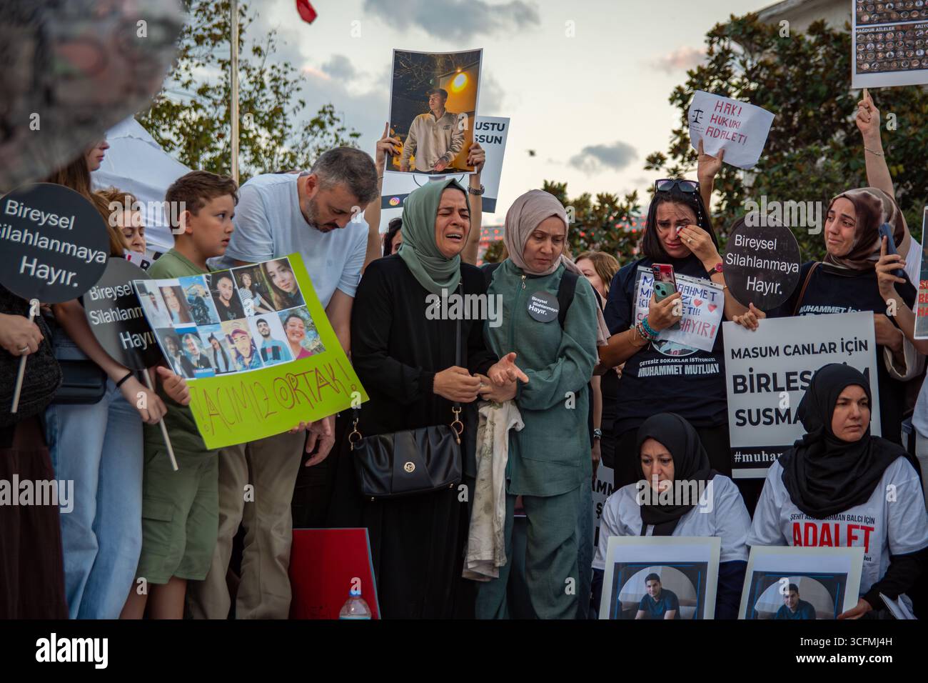 August 23, 2025, Istanbul, Istanbul, Turkey: Families of Victims of ...