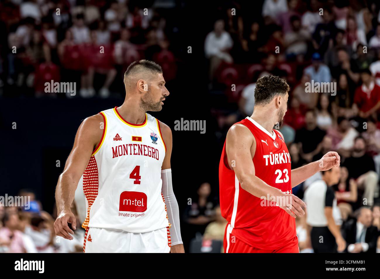 ISTANBUL, TURKEY - August 23, Eurobasket 2025 Preperation match between ...