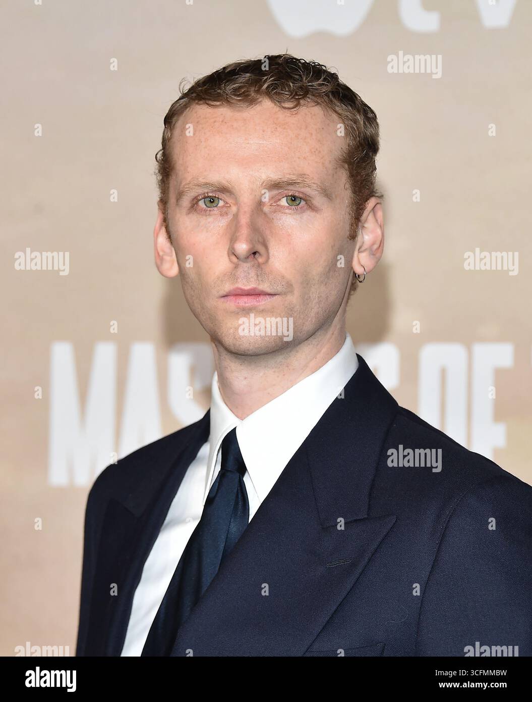 January 4, 2014, Westwood, California, USA: Edward Ashley arrives for Apple TV+ â€˜Masters of ...