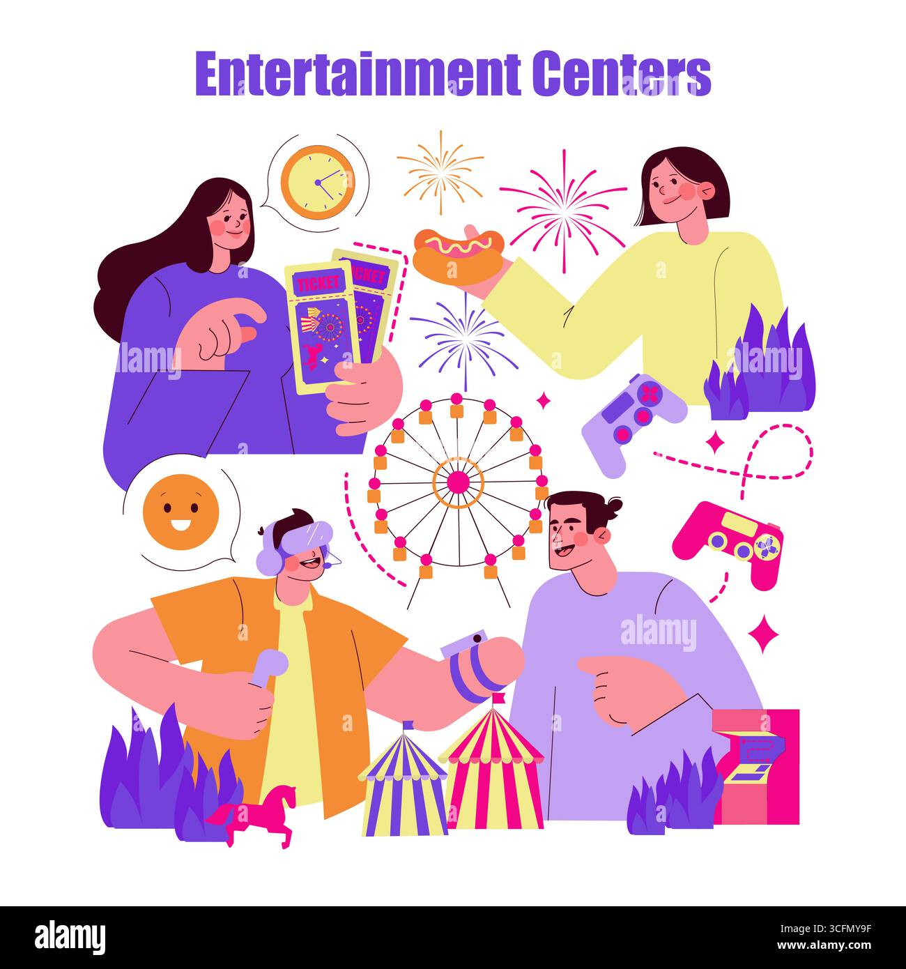 Entertainment features Cut Out Stock Images & Pictures - Alamy