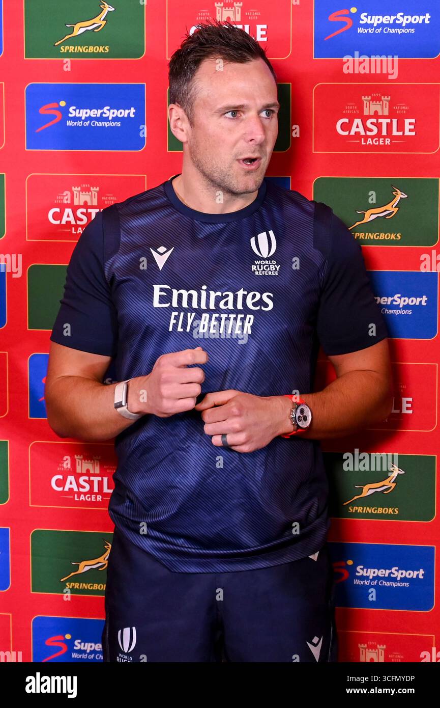 Referee James Doleman during The Rugby Championship match between South ...