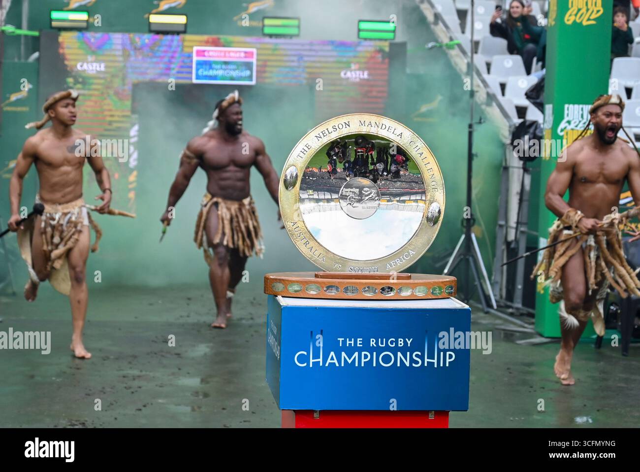 Nelson Mandela challenge plate with Zulu Warriors during The Rugby ...