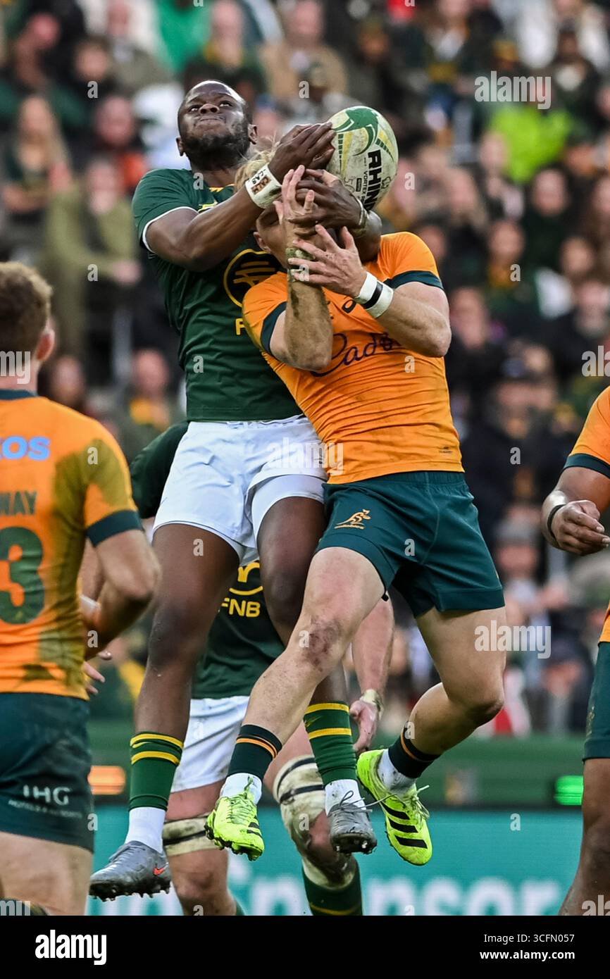 Aphelele Fassi of South Africa during The Rugby Championship match ...