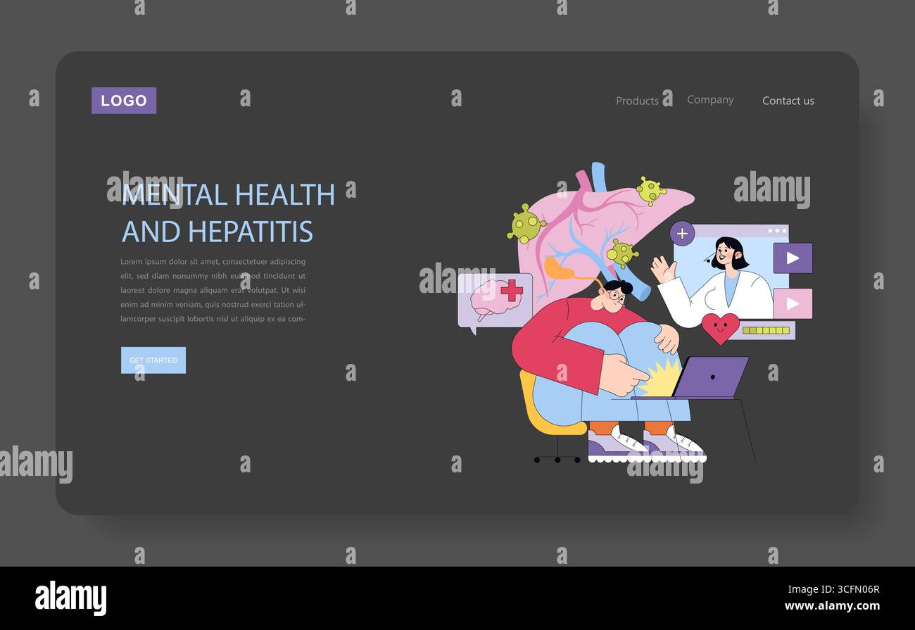 Vector illustration highlighting the connection between mental health ...
