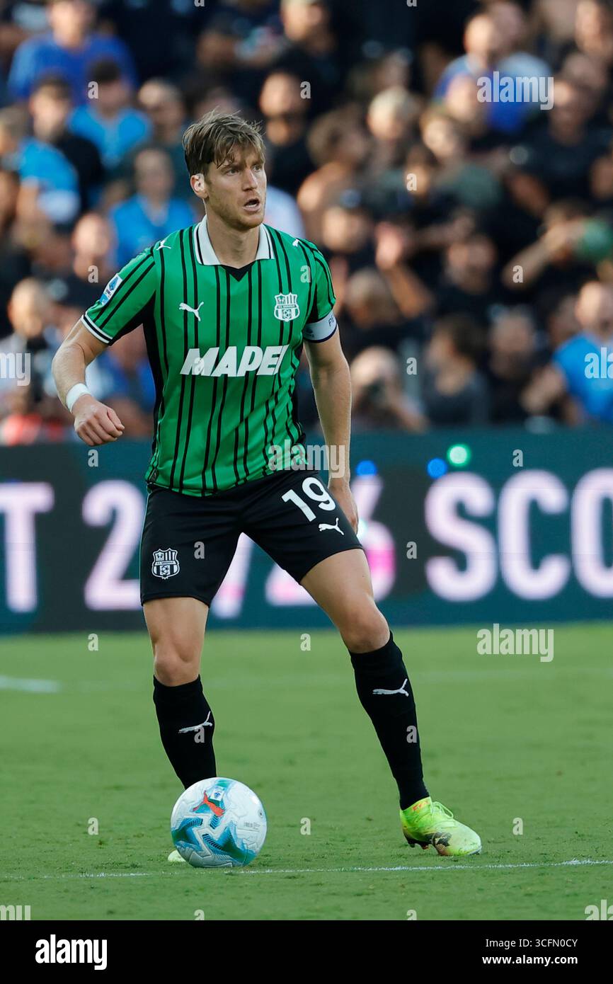 Filippo Romagna of US Sassuolo Calcio seen in action during the Italian ...