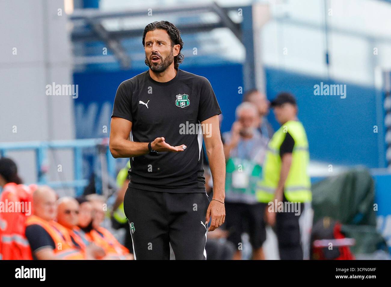Fabio Grosso head coach of US Sassuolo Calcio seen during the Italian ...