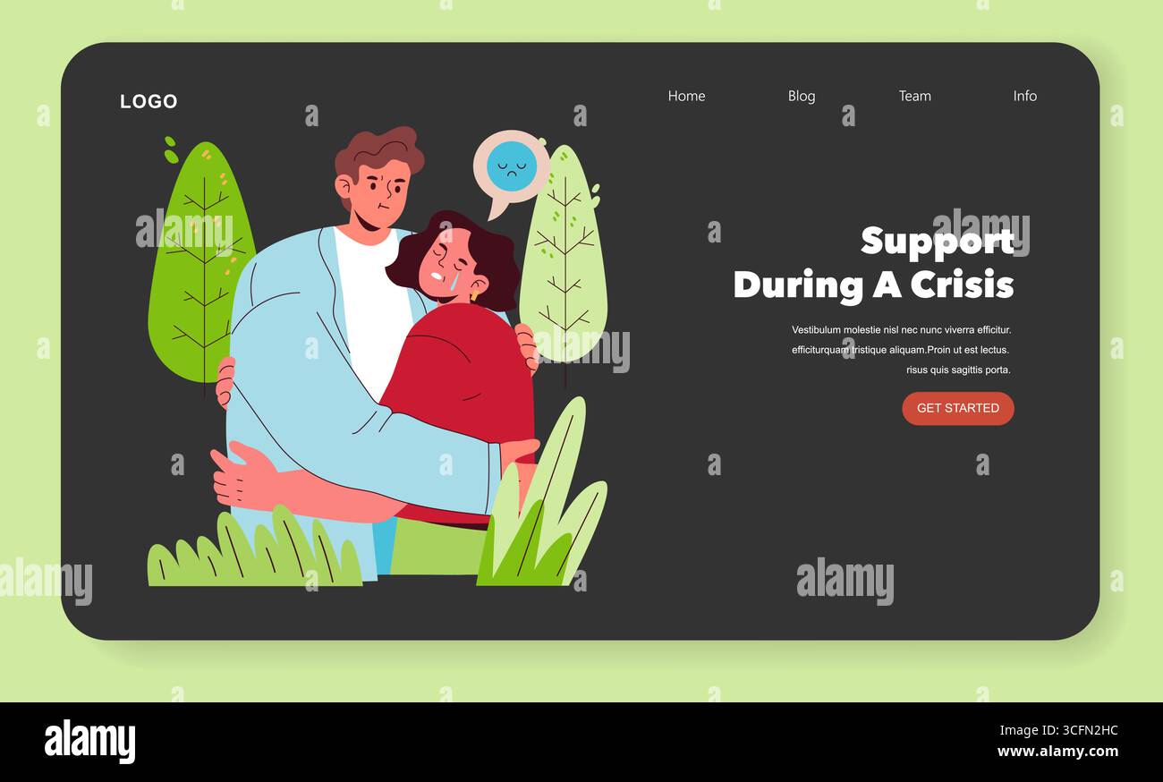 Two people hug during Stock Vector Images - Alamy