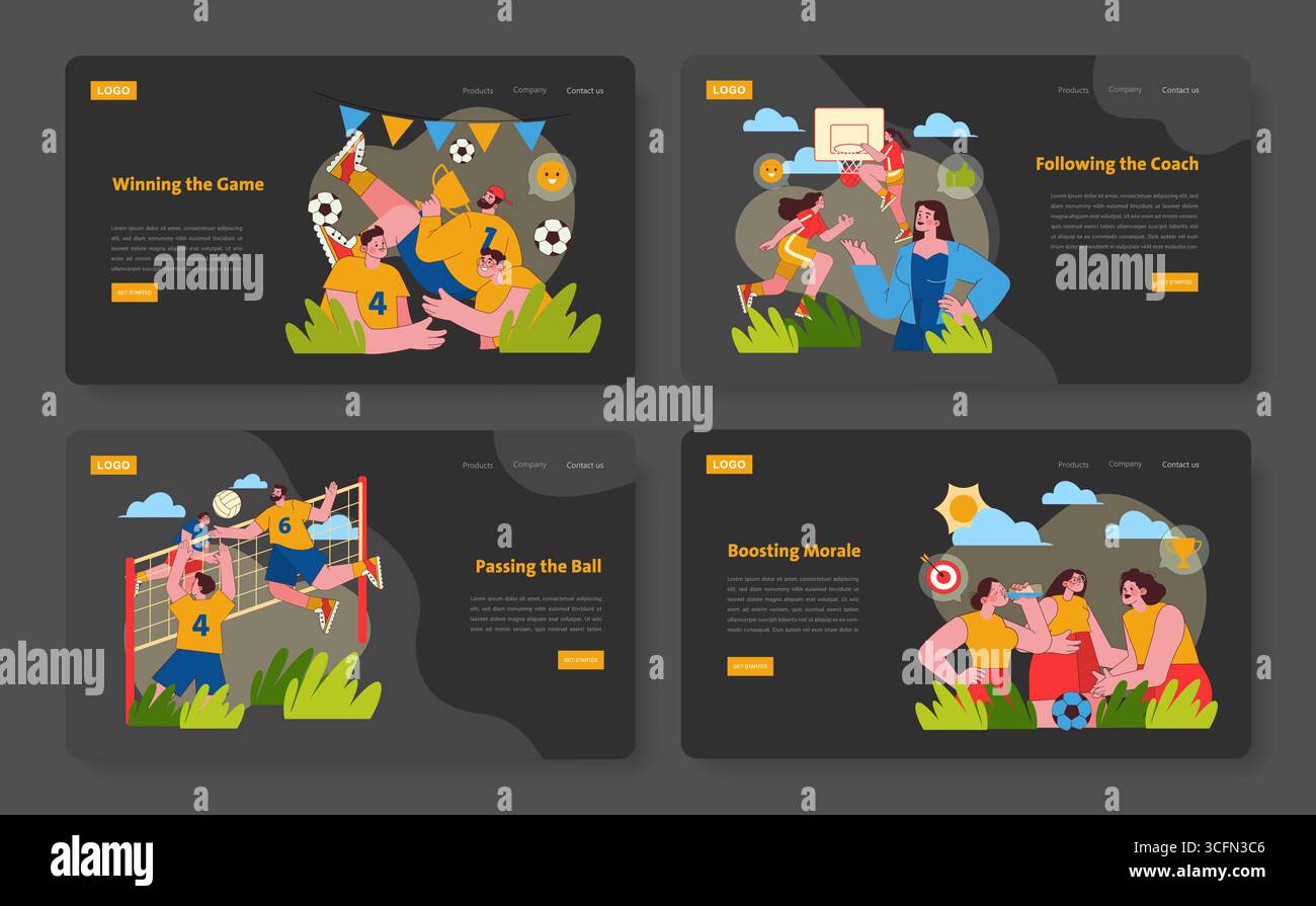 Soccer sports motivation team Stock Vector Images - Alamy