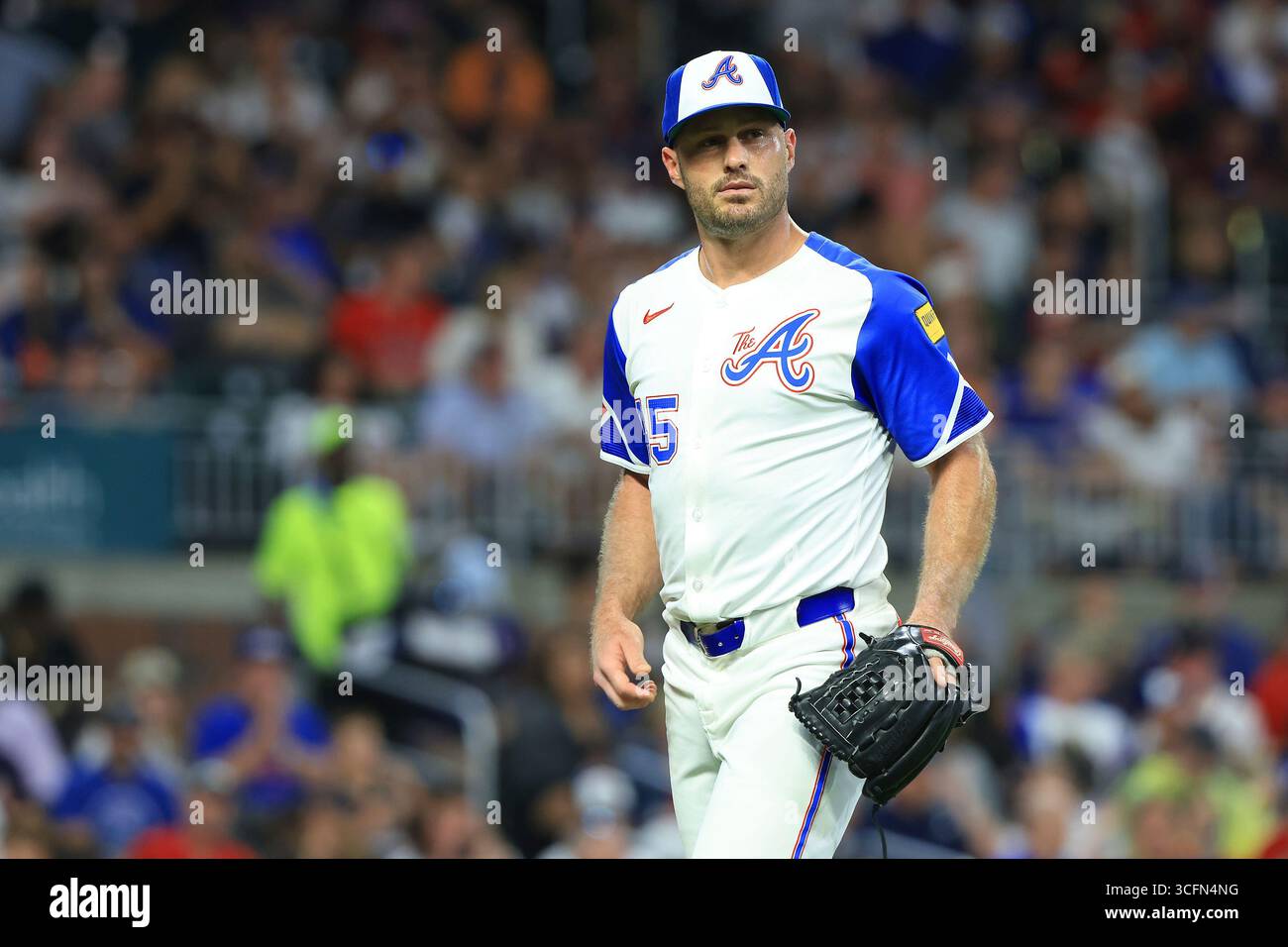 ATLANTA, GA - AUGUST 23: Pitcher Tyler Kinley during the Saturday ...