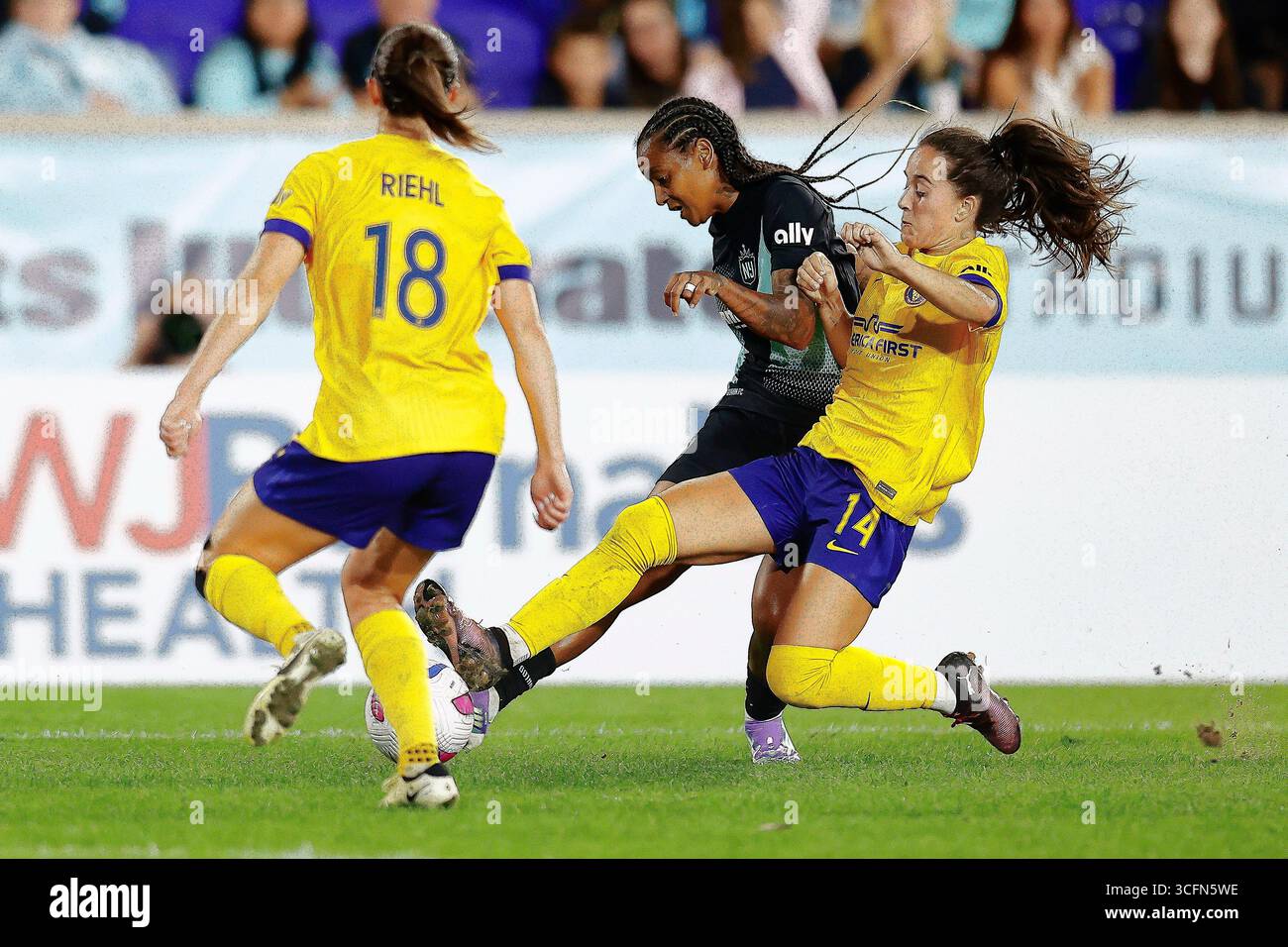 August 23, 2025: During the game, Utah Royals defender Nuria Rabano (14 ...