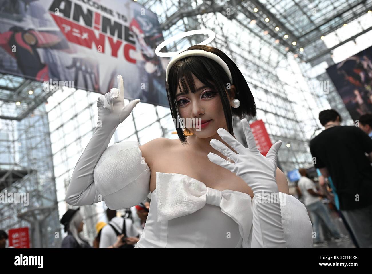Cosplayers attend Anime NYC at Javits Center on August 21, 2025 in New ...