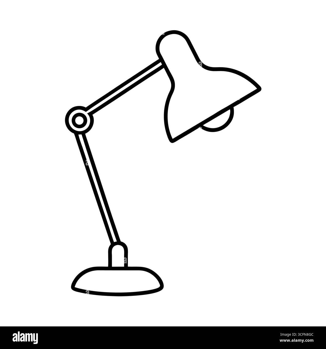 Adjustable table lamp Black and White Stock Photos & Images - Alamy