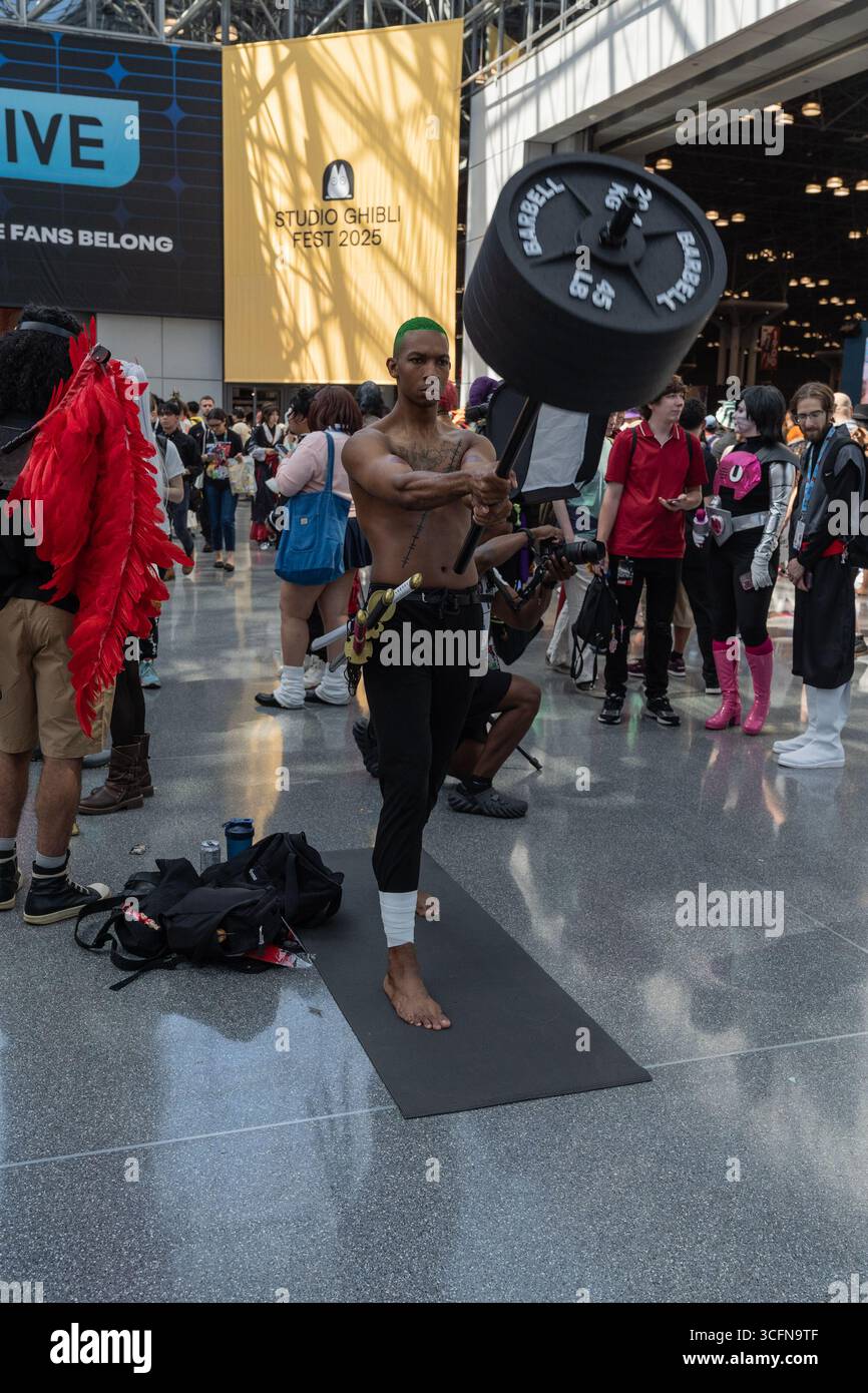 Cosplayers attend Anime NYC day 3 at Jacob Javits Center in New York ...