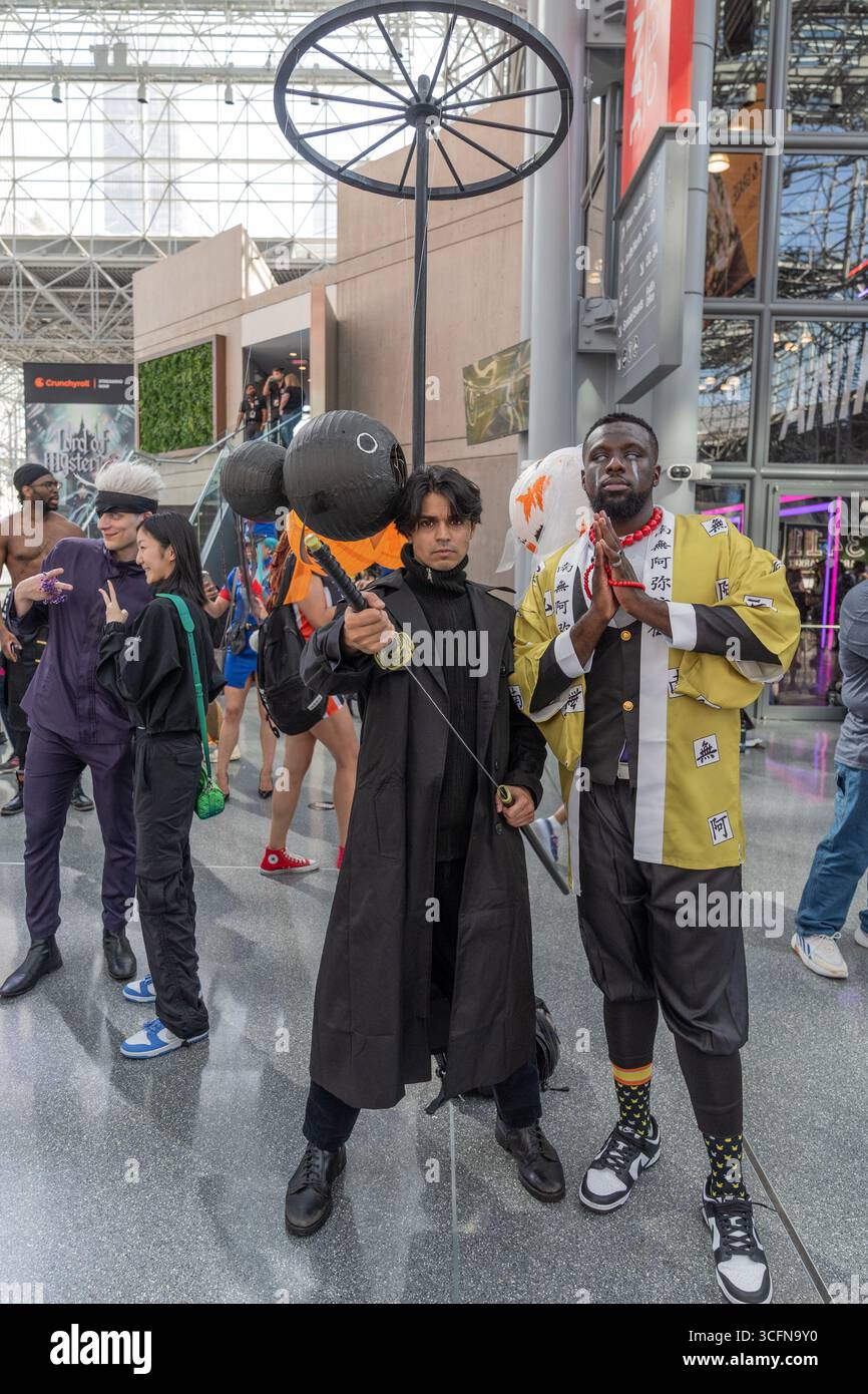 Cosplayers attend Anime NYC day 3 at Jacob Javits Center in New York ...