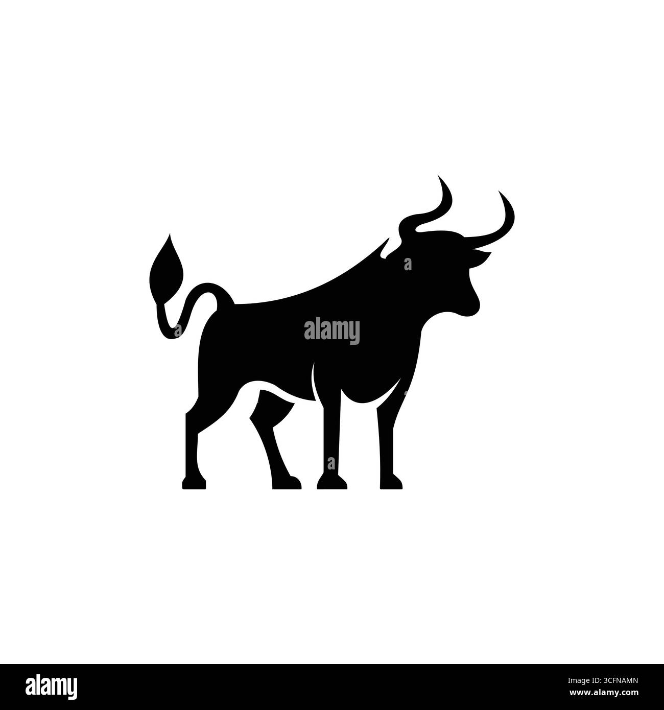 Milk silhouette cow in Cut Out Stock Images & Pictures - Alamy