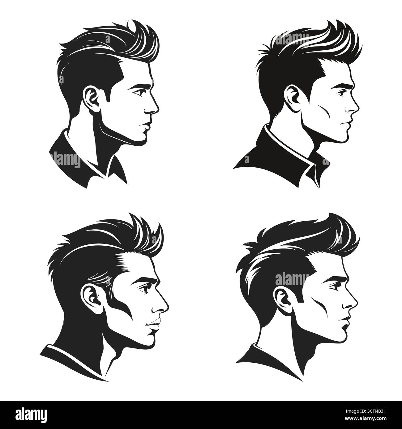 Taper fade Cut Out Stock Images & Pictures - Alamy