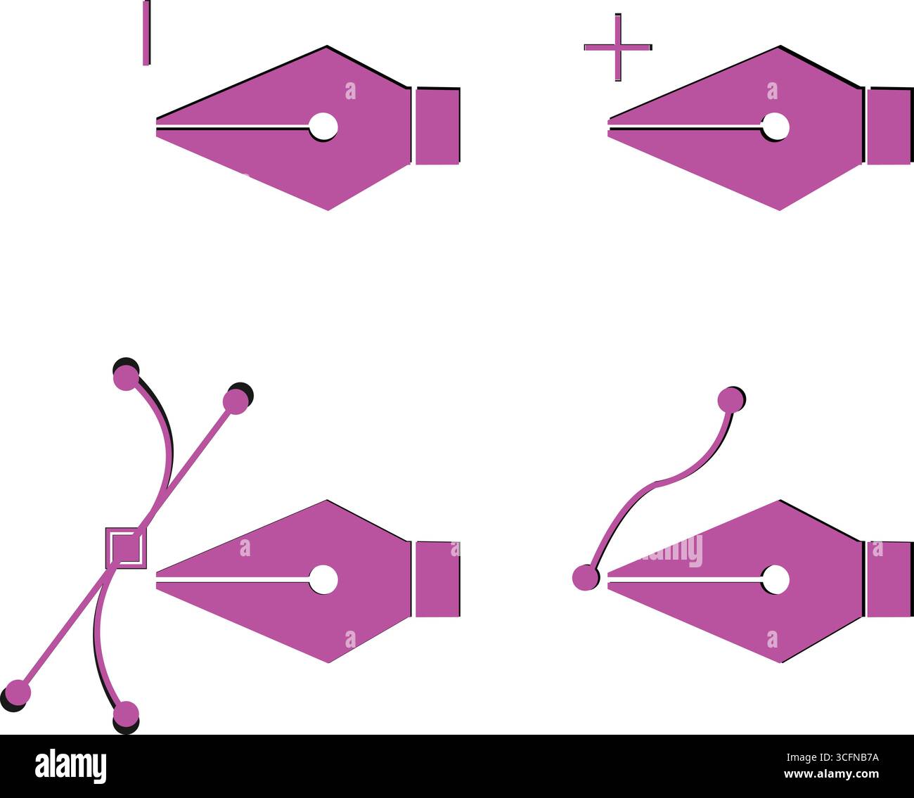 Digital art tutorial Stock Vector Images - Alamy