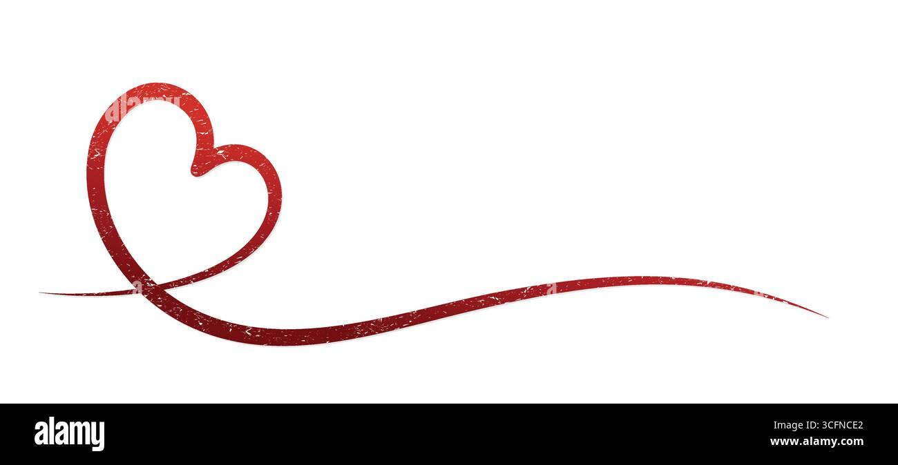 The symbol of a red stylized heart Stock Vector Image & Art - Alamy