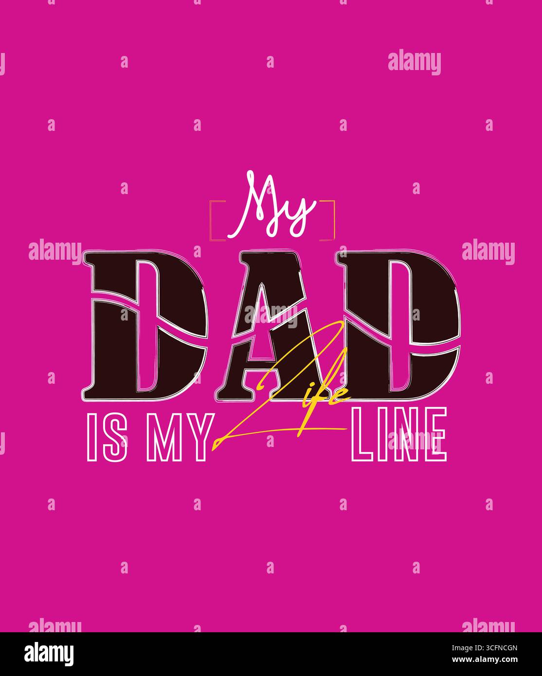 Dad shirt graphic design Stock Vector Images - Alamy