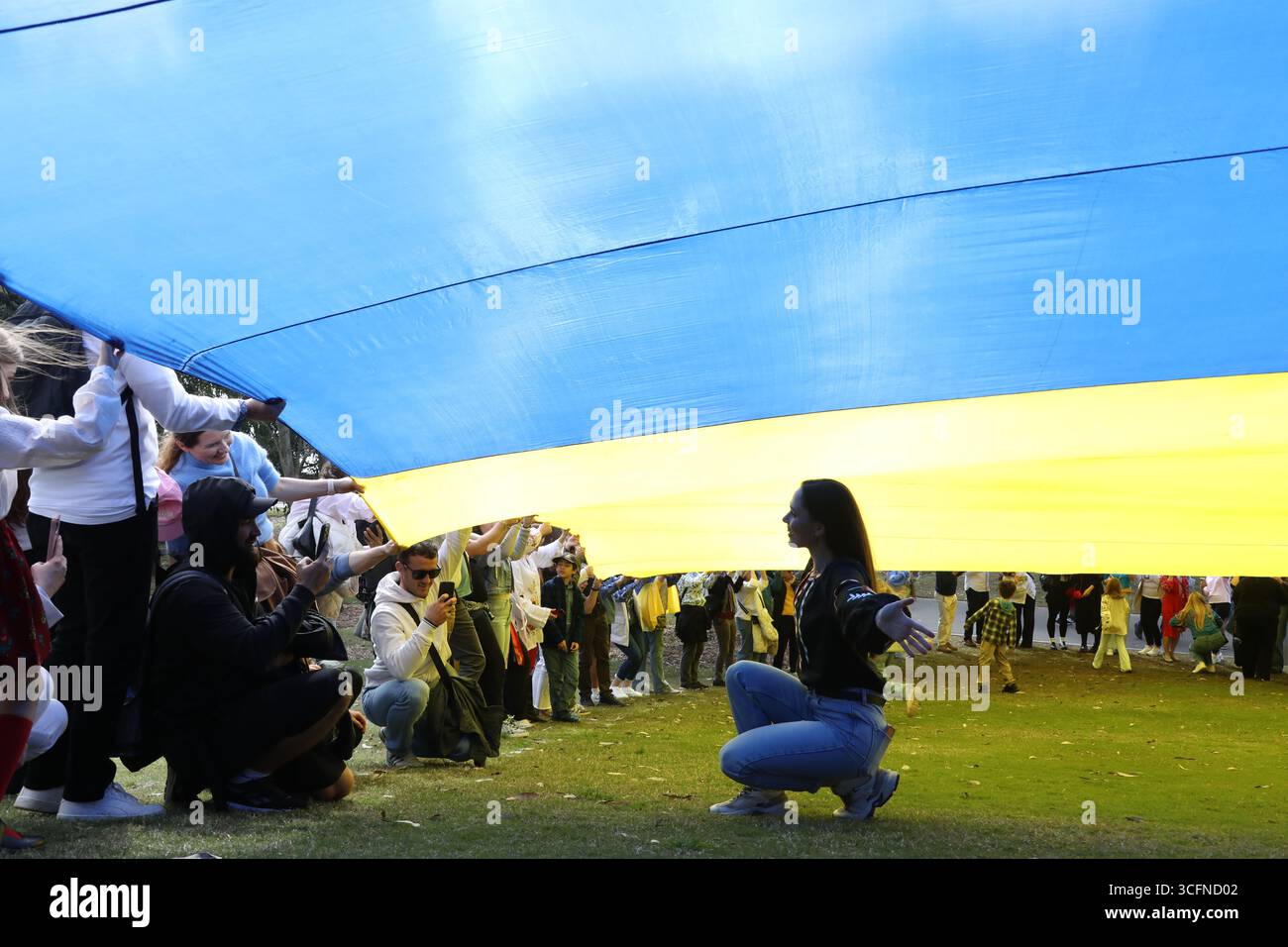 Sydney, NSW, Australia. 24th August 2025. The Ukrainian community in ...