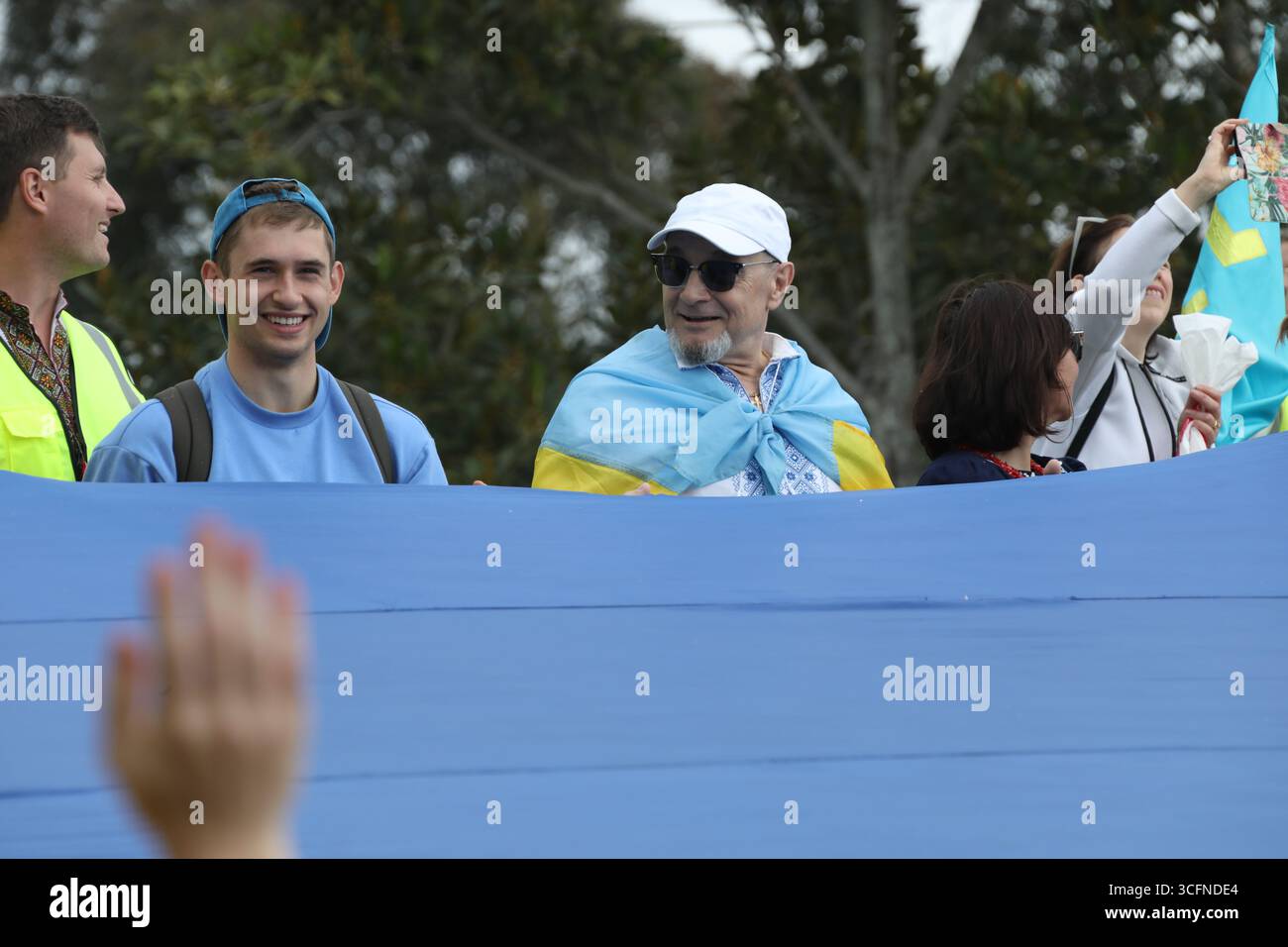Sydney, NSW, Australia. 24th August 2025. The Ukrainian community in ...