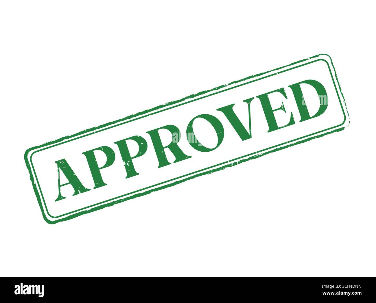 Approved text on rectangle hi-res stock photography and images - Alamy