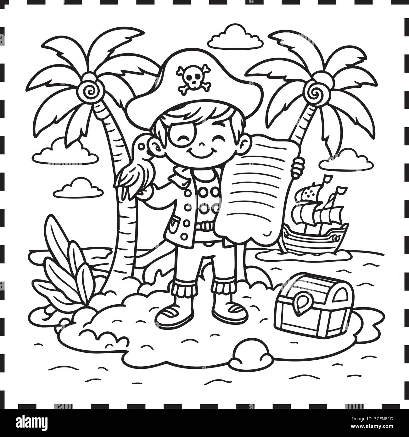 Kids coloring map hi-res stock photography and images - Alamy