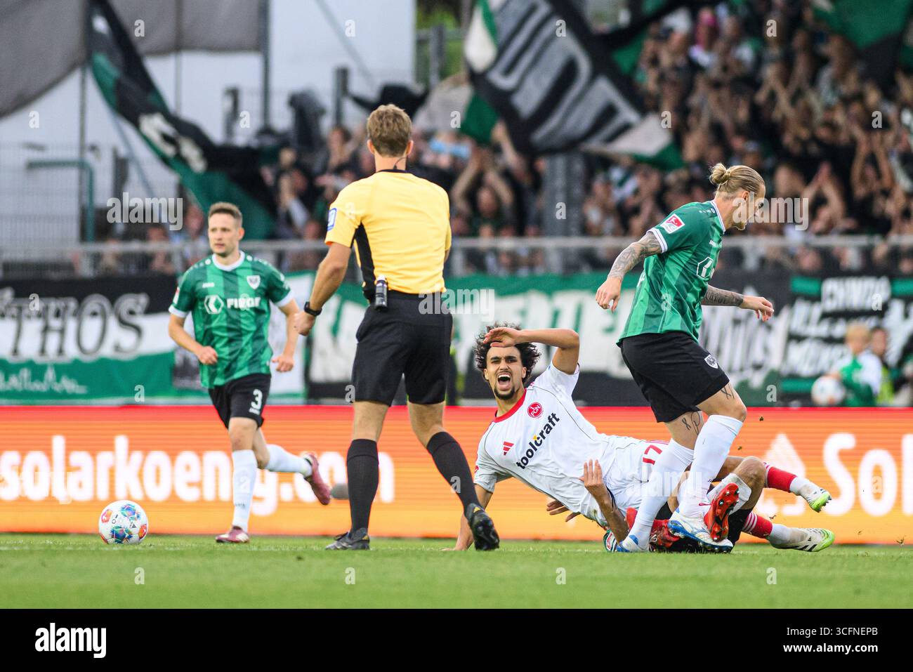 MUNSTER, GERMANY - 22 AUGUST, 2025: , The football match of 2 ...