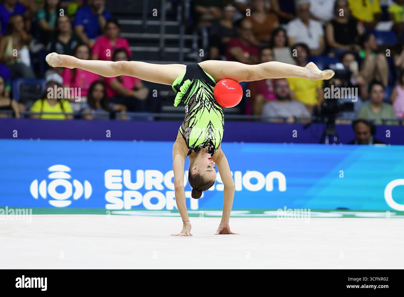 Taisiia Onofriichuk (Ukraine), All around Ball during the 2025 Rhythmic ...