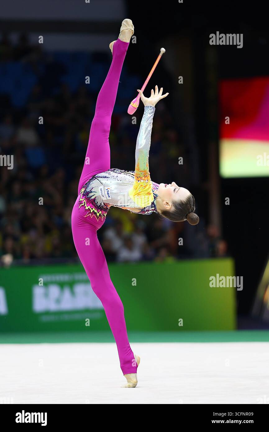 Darja Varfolomeev (Germany), All around Ribbon during the 2025 Rhythmic ...