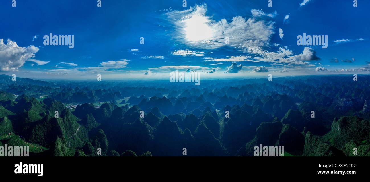 Karst forest ecosystem of karst landform in Nongla Nature Reserve in ...