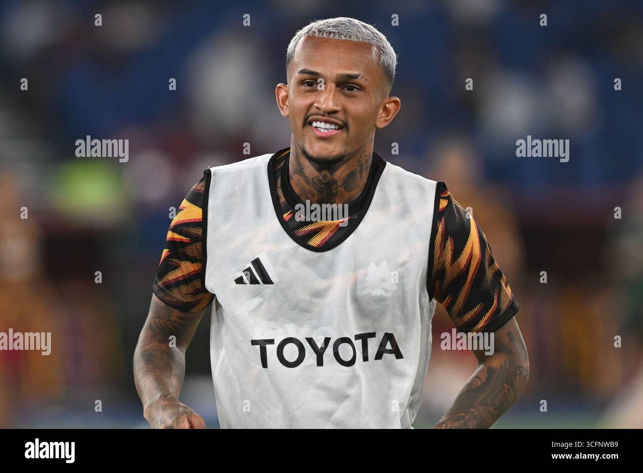 Wesley AS Roma look during the Serie A Enilive between As Roma vs ...