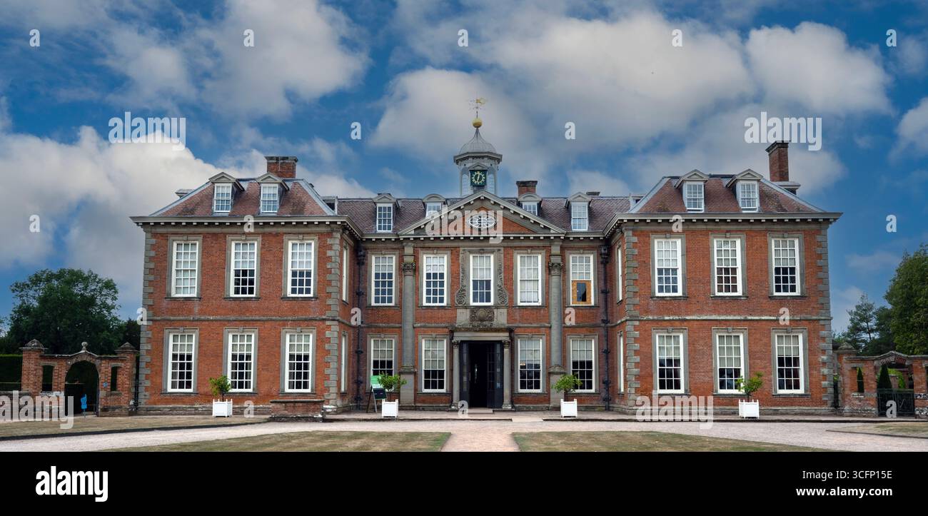 Hanbury Hall, Hanbury, Droitwich Spa, Worcestershire, England, UK Stock ...
