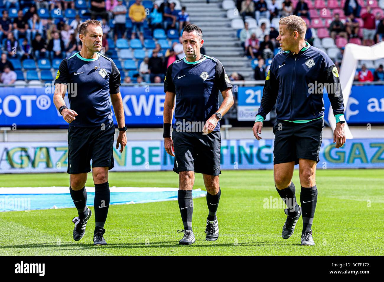 HEERENVEEN, NETHERLANDS - AUGUST 24: assistant referee Mario Diks ...