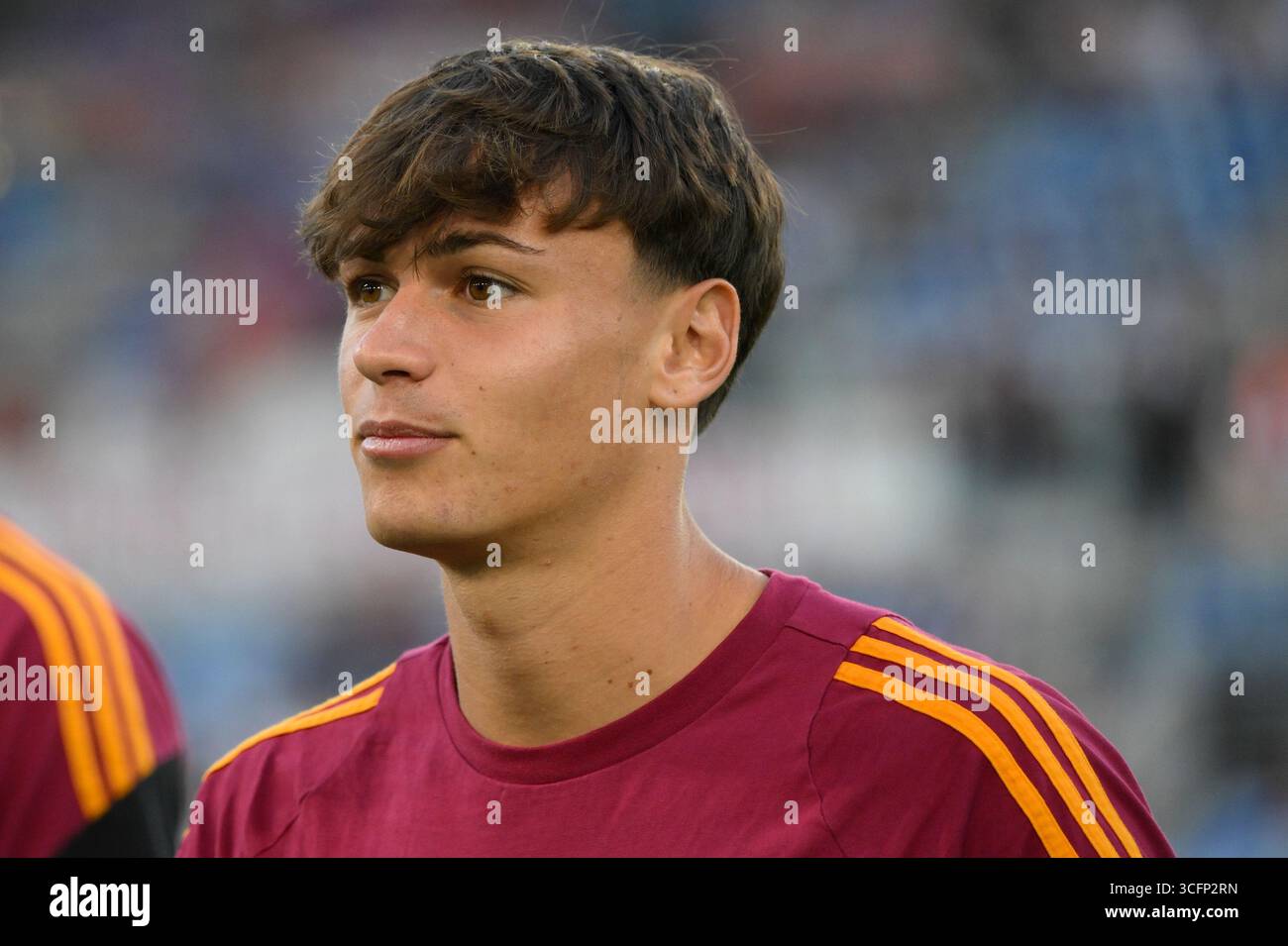 Roma’s Niccolo' Pisilli during the Serie A Enilive soccer match between ...