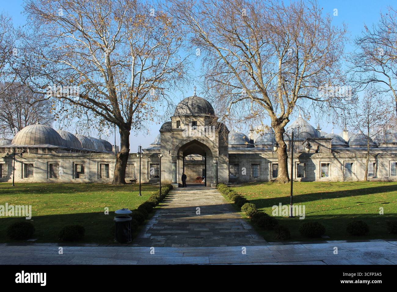 Suleymaniye mosque complex courtyard on a sunny day Stock Photo - Alamy