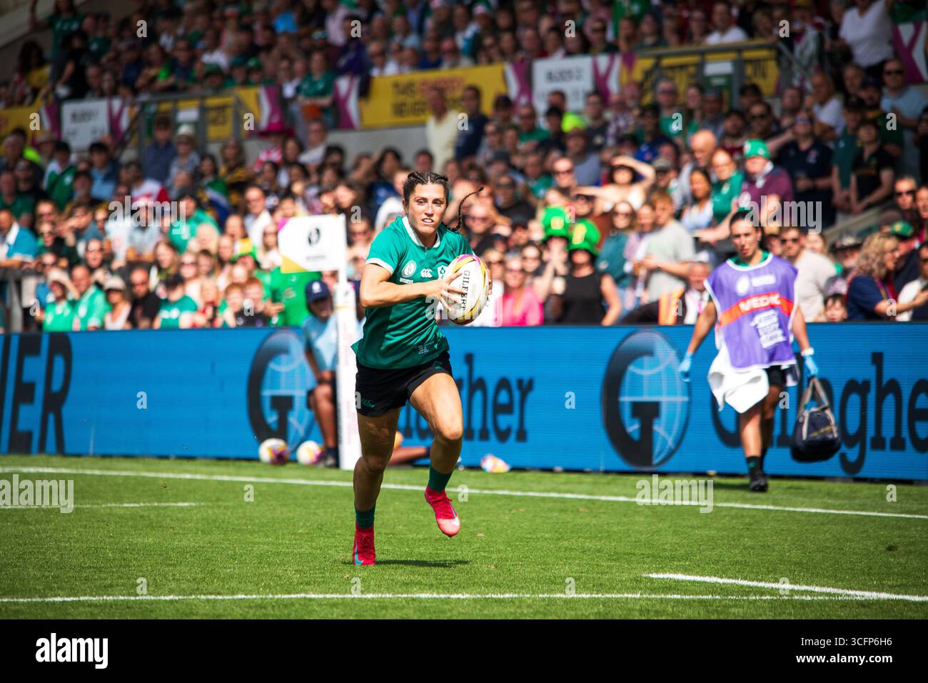 Northampton, UK, 24th August 2025 Ireland wing Amee Leigh Costigan ...