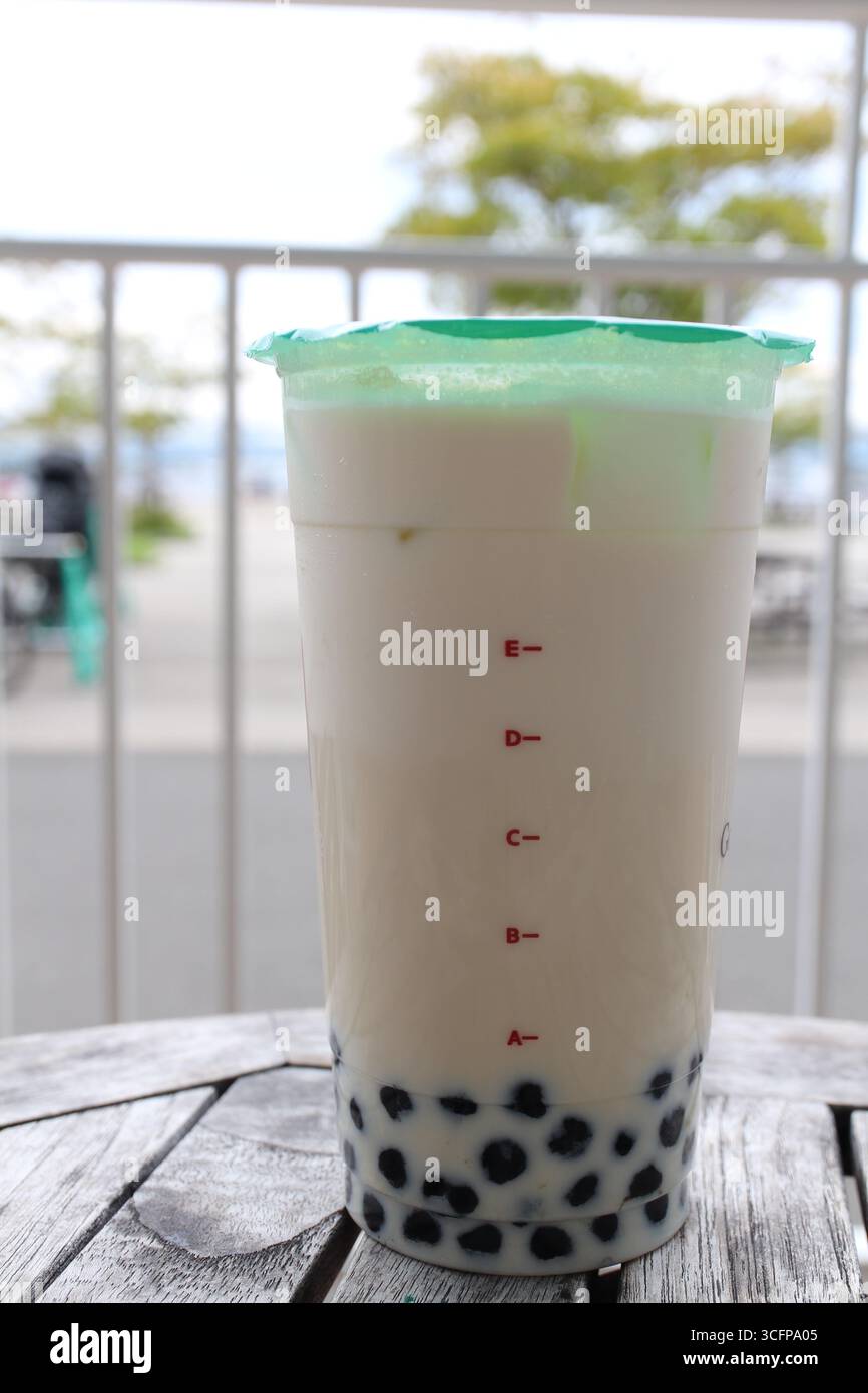 Taiwanese drink: iced bubble tea in Tokyo, Japan Stock Photo - Alamy